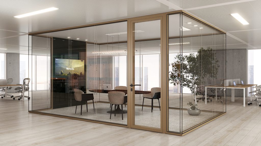 Acoustical sliding door